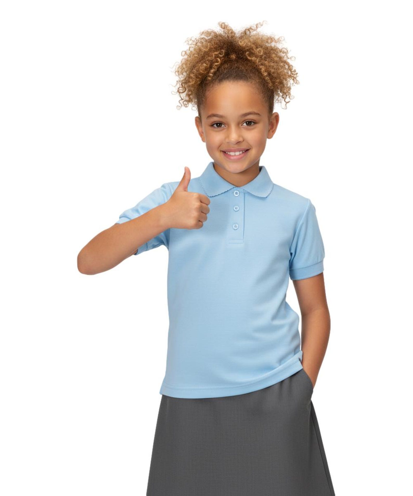 Unik Girl's Uniform Polo Shirt Short Sleeve GSU01 - Etsy