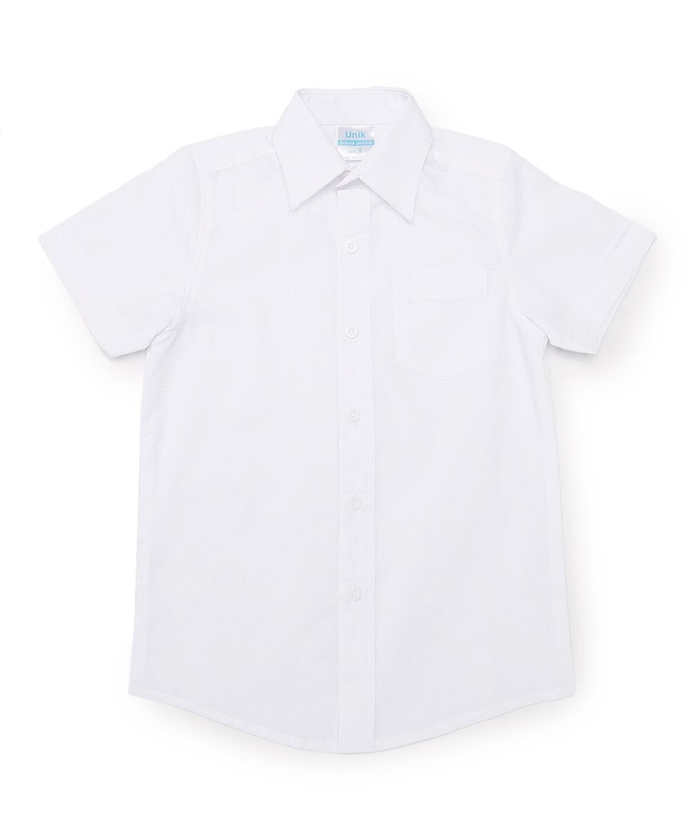 Unik Button up Boys Uniform Shirt 5-12 - Etsy