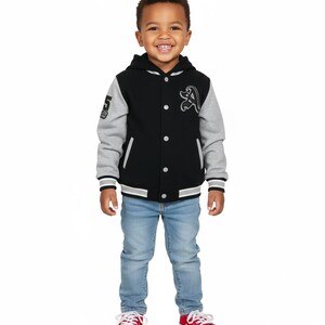 Boys Varsity Baseball Jacket Coat With Hoodie - Etsy