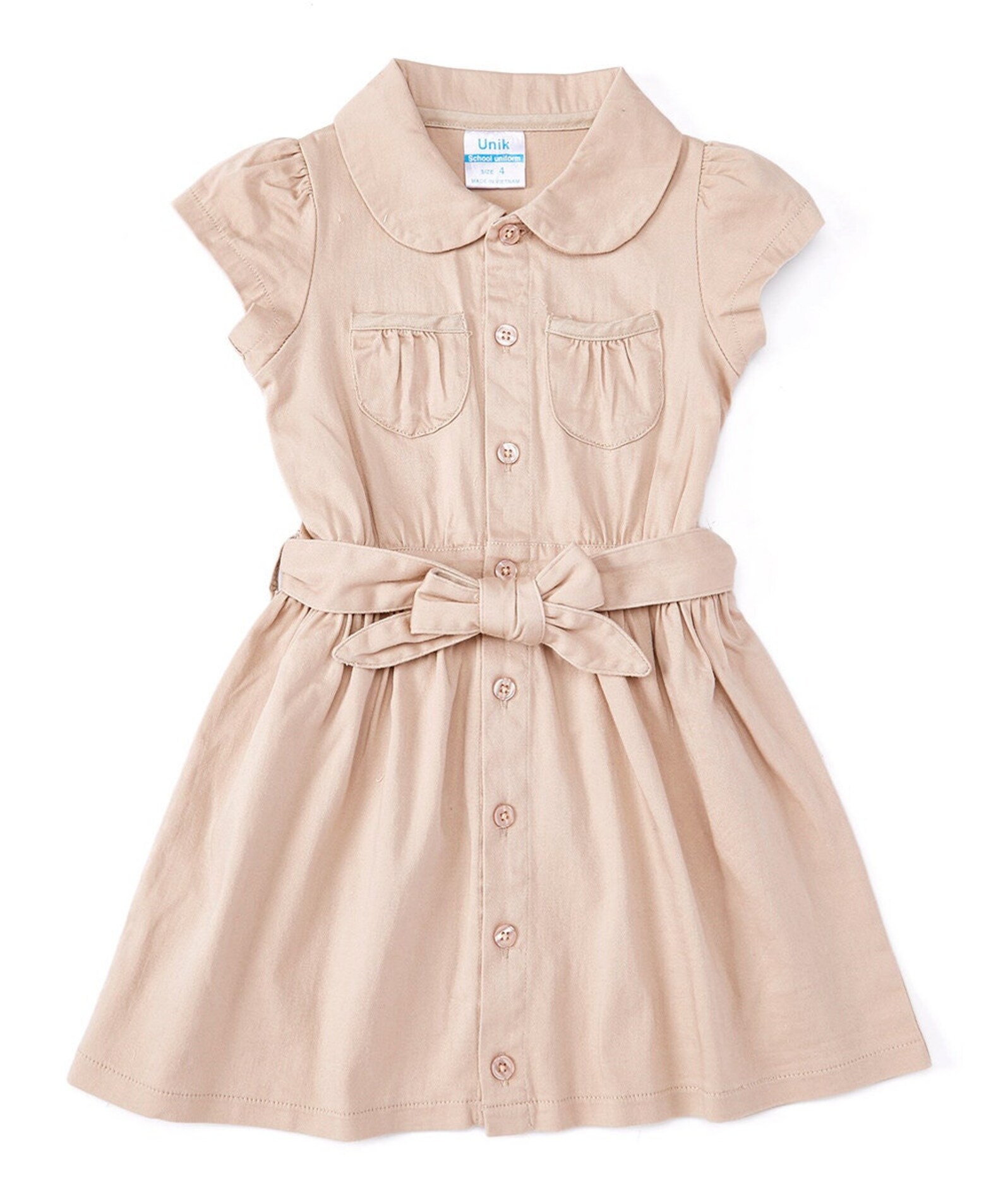 Uniform Button up Dress 4-12 - Etsy