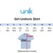 Unik Girl's Uniform Polo Shirt Short Sleeve GSU01 - Etsy