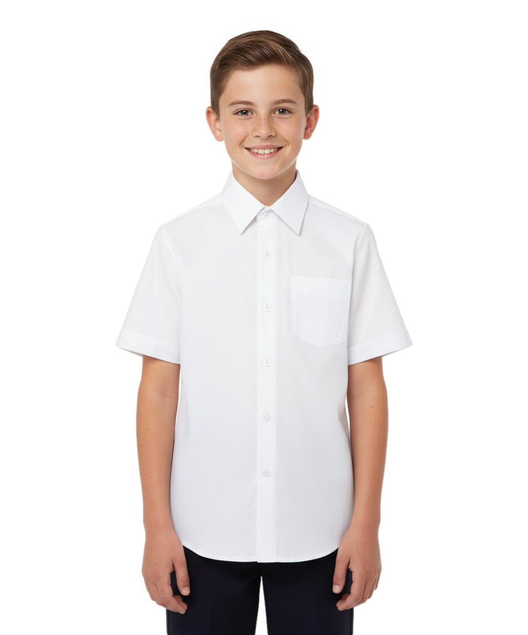Unik Button up Boys Uniform Shirt 5-12 - Etsy