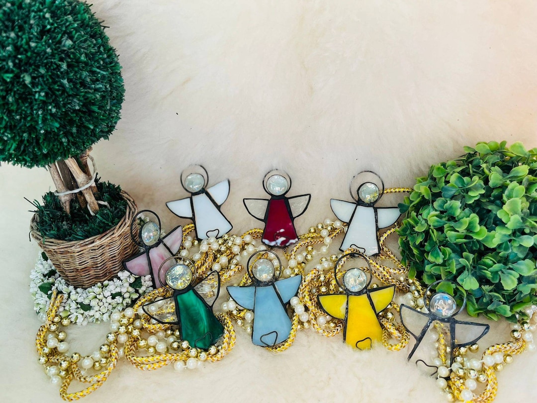 Schutzengel / Engel/ Glücksbringer/ Tiffany/Liebe/Hochzeit/Kommunion ...