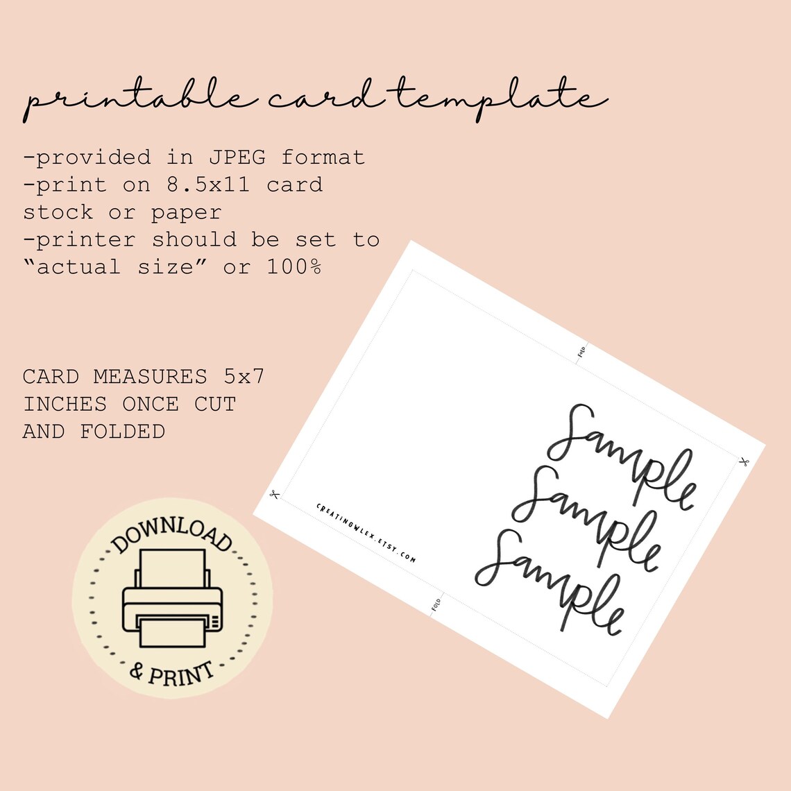 Smiley Birthday Card| Printable Card| Digital Download| Reusable ...