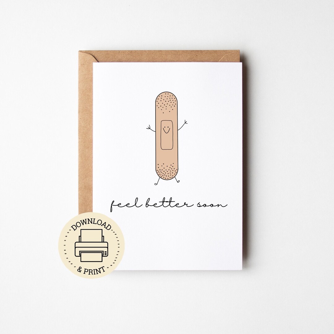 Get Better Soon Greeting Card| Printable Card| Digital Download ...