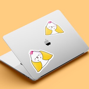 Tamago Onigiri Vinyl Sticker | Kawaii Stickers, Onigiri Stickers | Cute ...