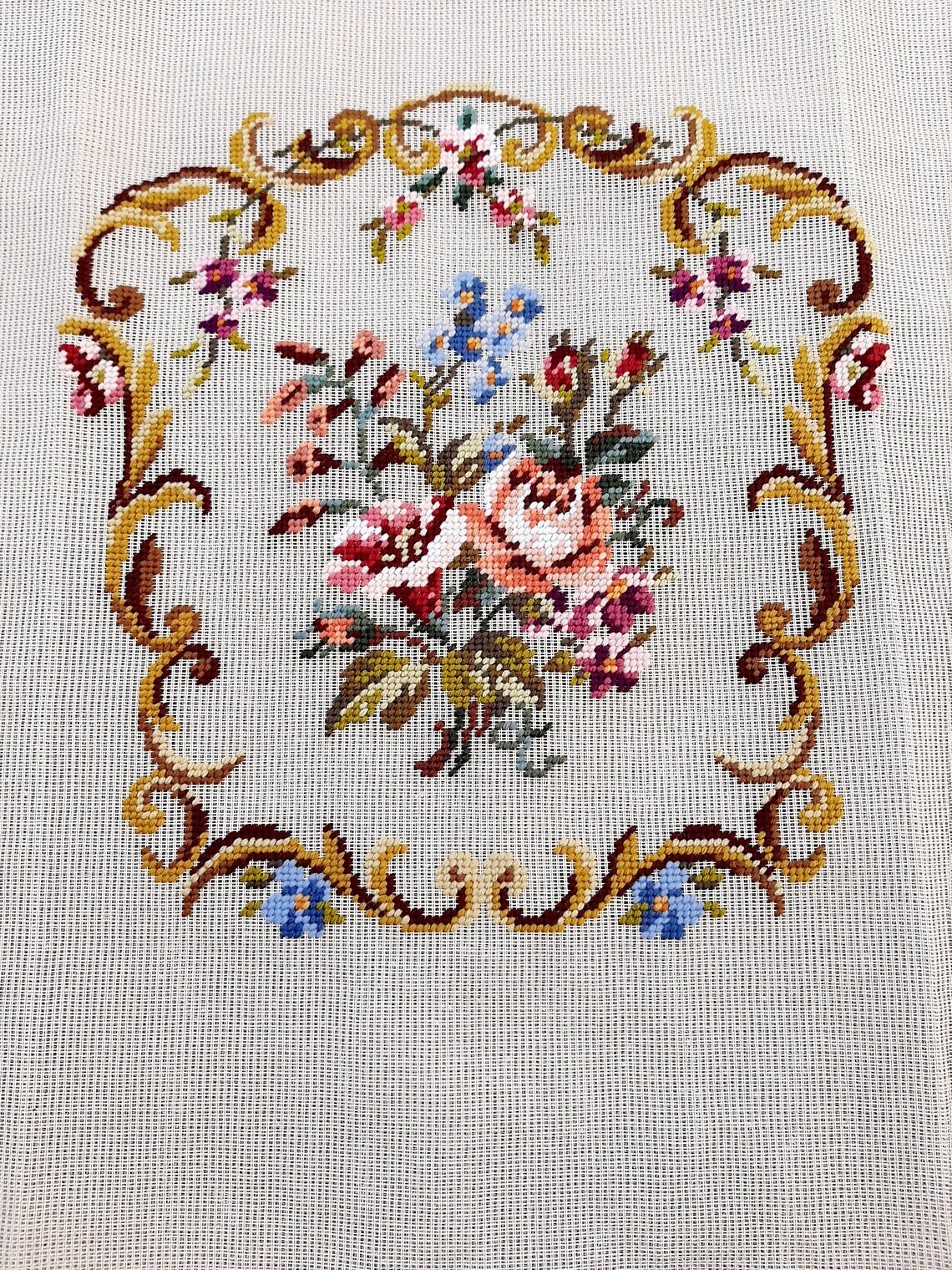 Preworked Tapestry/ Needlepoint Canvas - Etsy