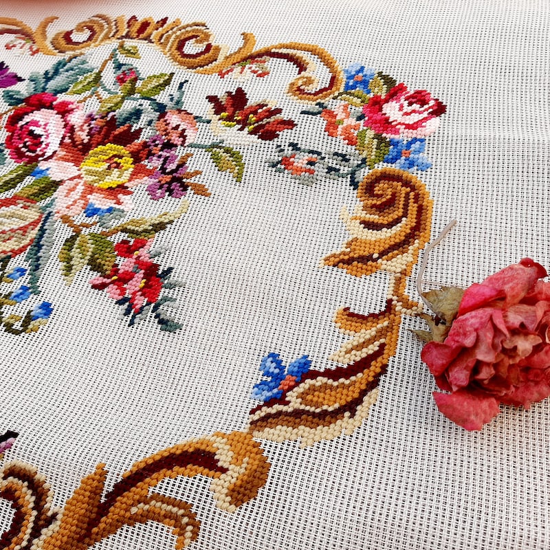 Needlepoint Cushion - Etsy