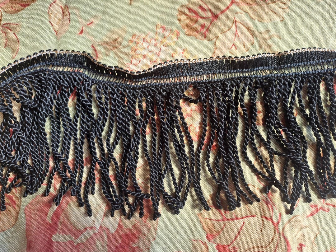 Vintage Bullion Fringe Braid Black 60 Inches Long, 4.3 Inches Wide - Etsy