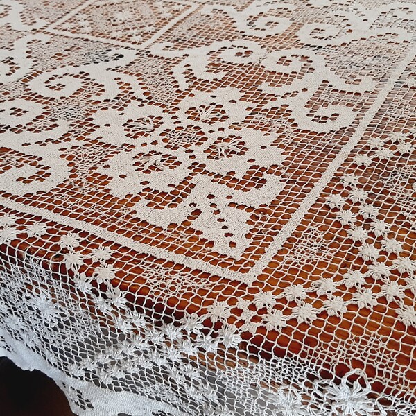 Filet Lace Linens - Etsy