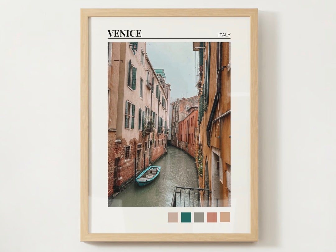 Venice Italy Pantone Travel Photo - Etsy