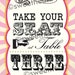 Wedding Table Numbers 1-5, Printable, Carnival Circus Theme, Instantly ...