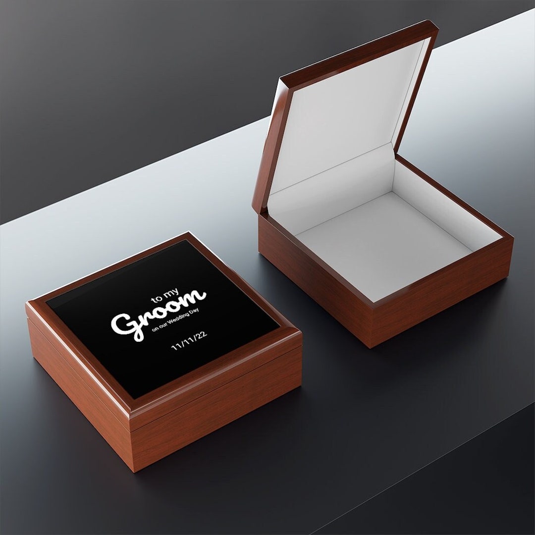 To My Groom on Our Wedding Day Gift Box Personalized - Etsy