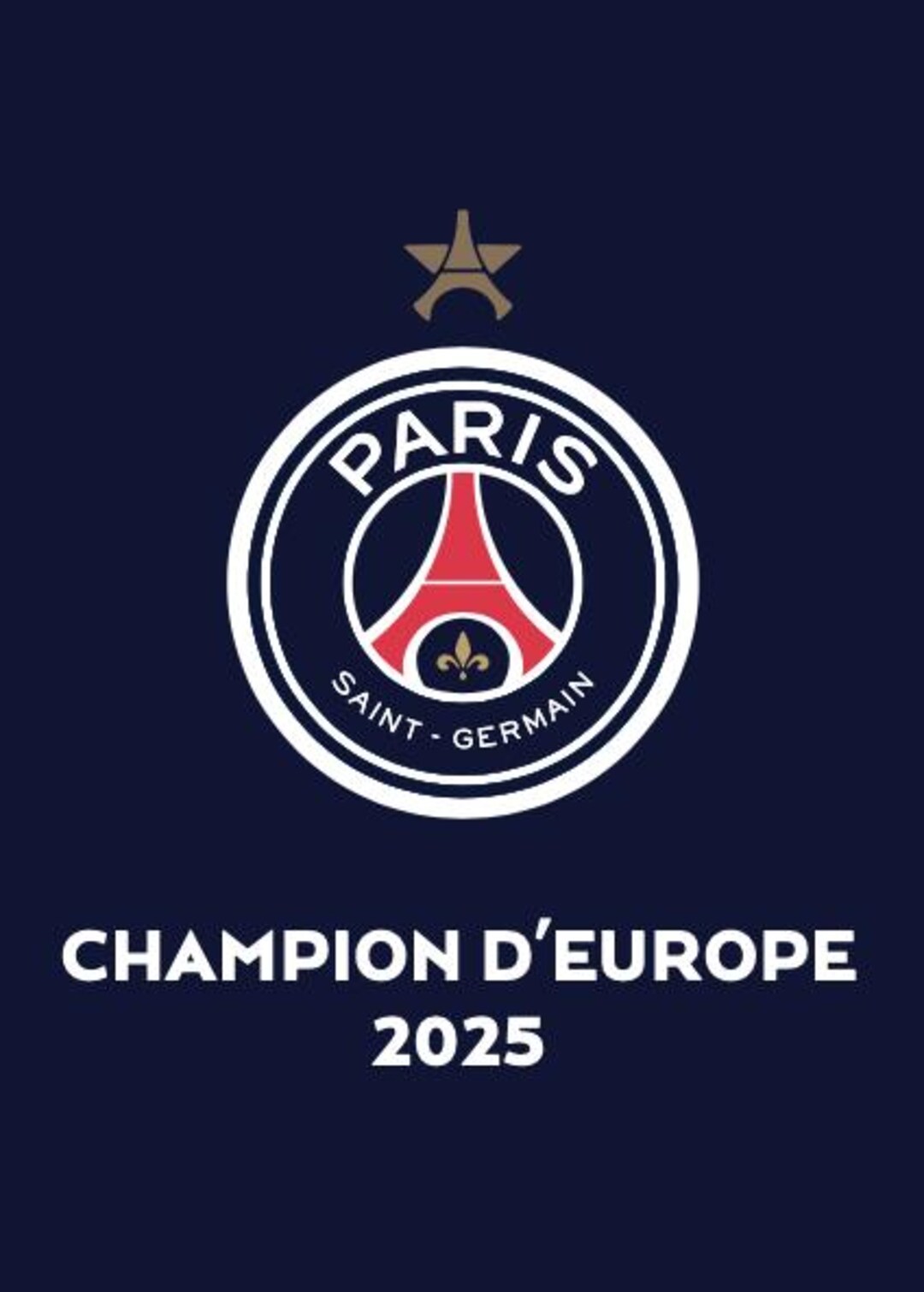 Personalized PSG Football Poster, Here It is Paris, Customizable ...