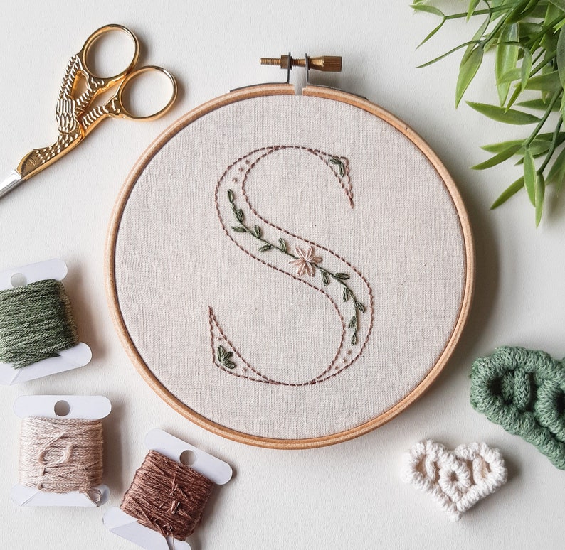 PDF Embroidery Pattern for Beginners Initials Full Alphabet - Etsy