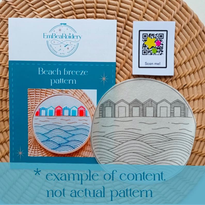 Preprinted Embroidery Pattern for Beginners - Love Yourself - Etsy