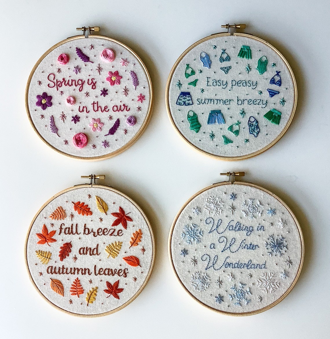 DIY Embroidery Kits Bundle of 3 Choose Your Favourites - Etsy UK