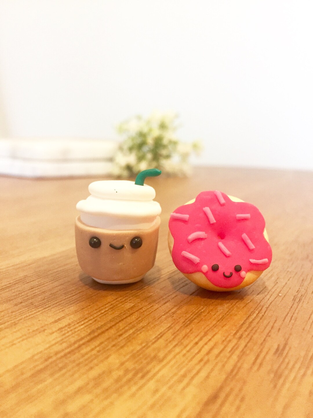 Donut Coffee Magnet Set | Coffee Shop Fridge Magnets| Refrigerator ...