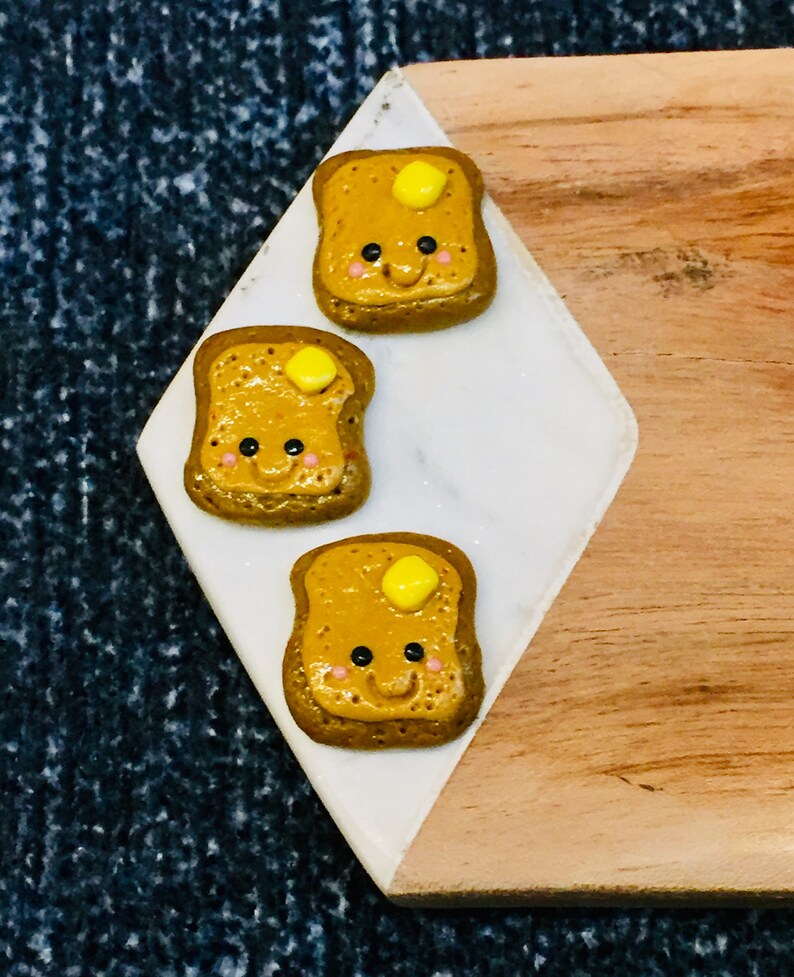 Toast Magnet Bread Magnet Kawaii Magnet Breakfast Lover - Etsy