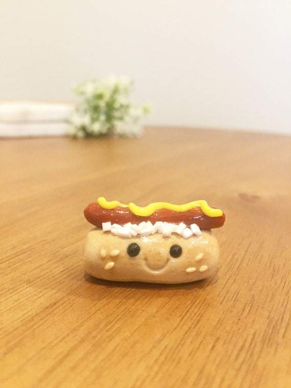 Hotdog magnet Foodie gift idea Hot dog Lover Kitchen | Etsy