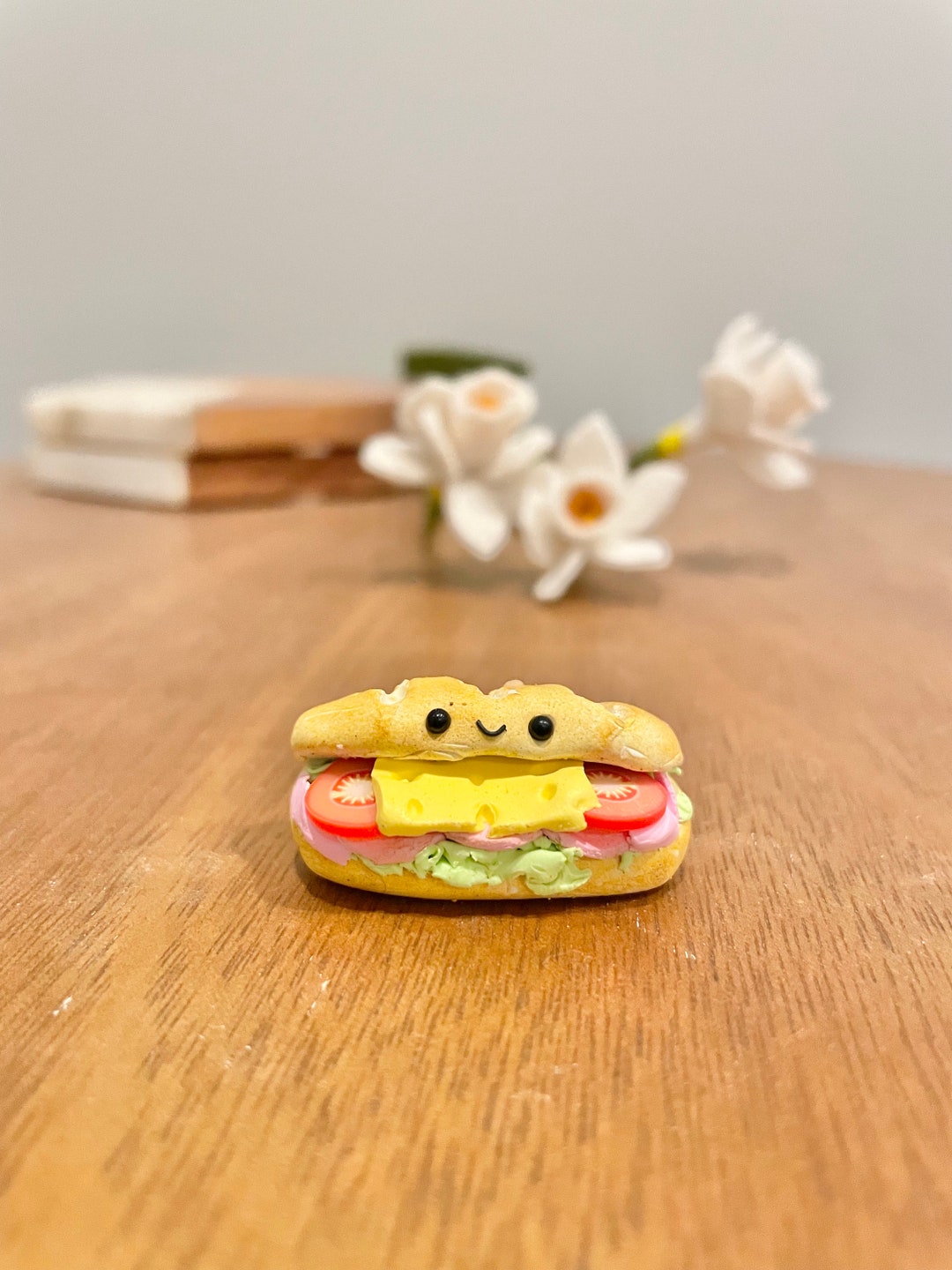 Sub or Hoagie Miniature Food Magnet, Cute Gift Idea, Fridge Decor ...