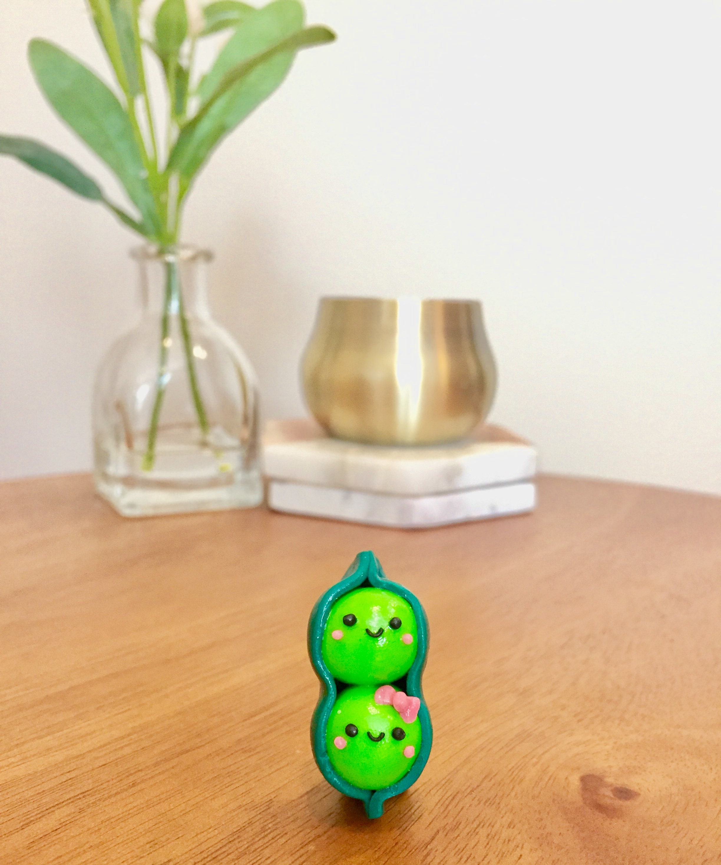 Peapod Magnet| Vegetable Magnet| Sweetpea Gift| Baby Gift| Cute Gift ...