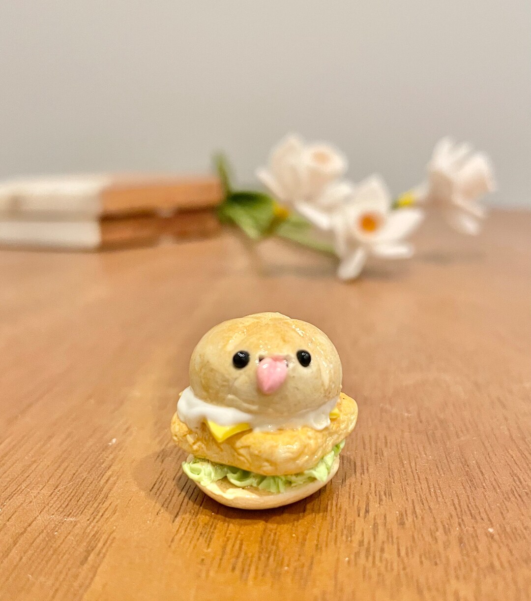 Fish Sandwich Magnet| Fast Food Gift| Polymer Clay Magnets| Foodie Gift ...