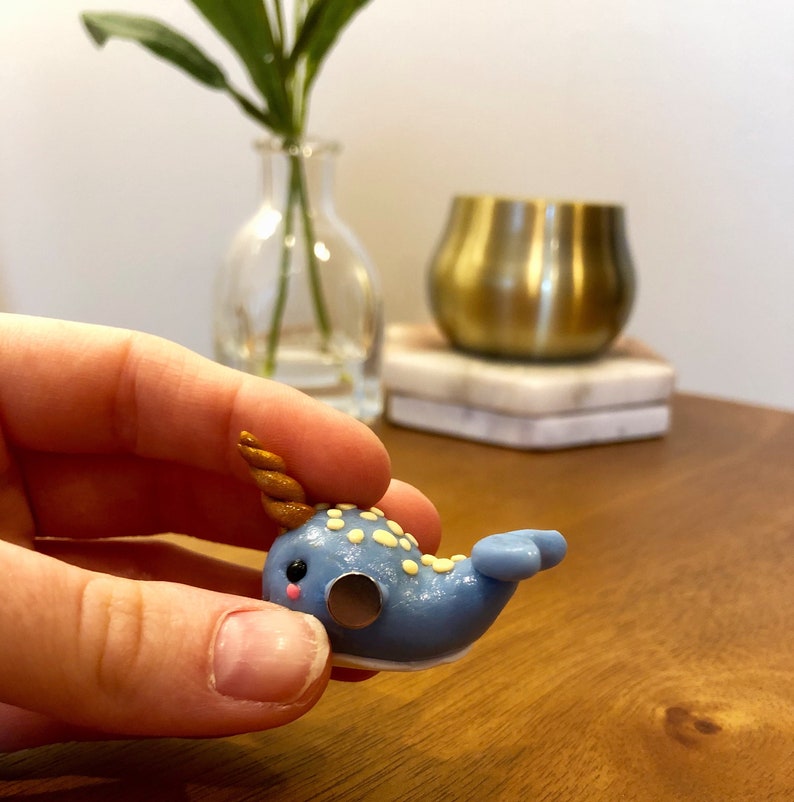 Blue Narwhal Locker Fridge Magnets Locker Decorations Fun | Etsy