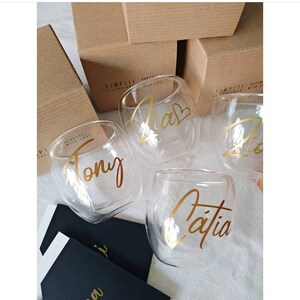 Personalized Double Wall Espresso Glass: Custom 3oz Coffee Cup - Etsy