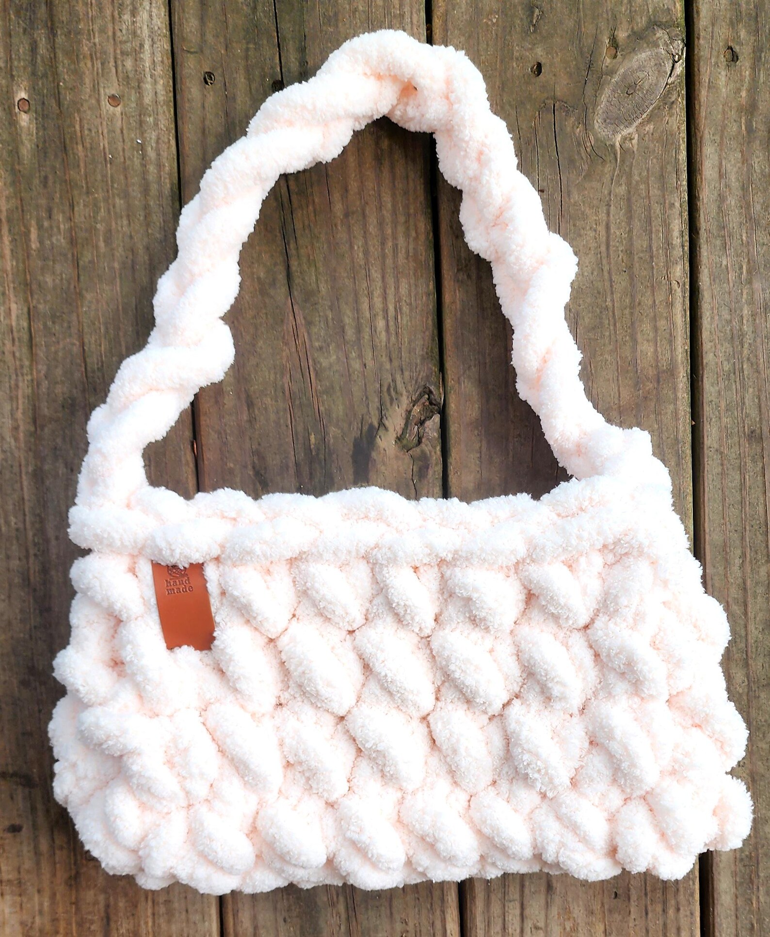 Chunky Velvet Crochet Cloud Bags - Etsy