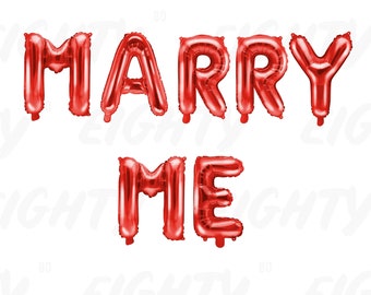 Marry Me Balloons - Etsy