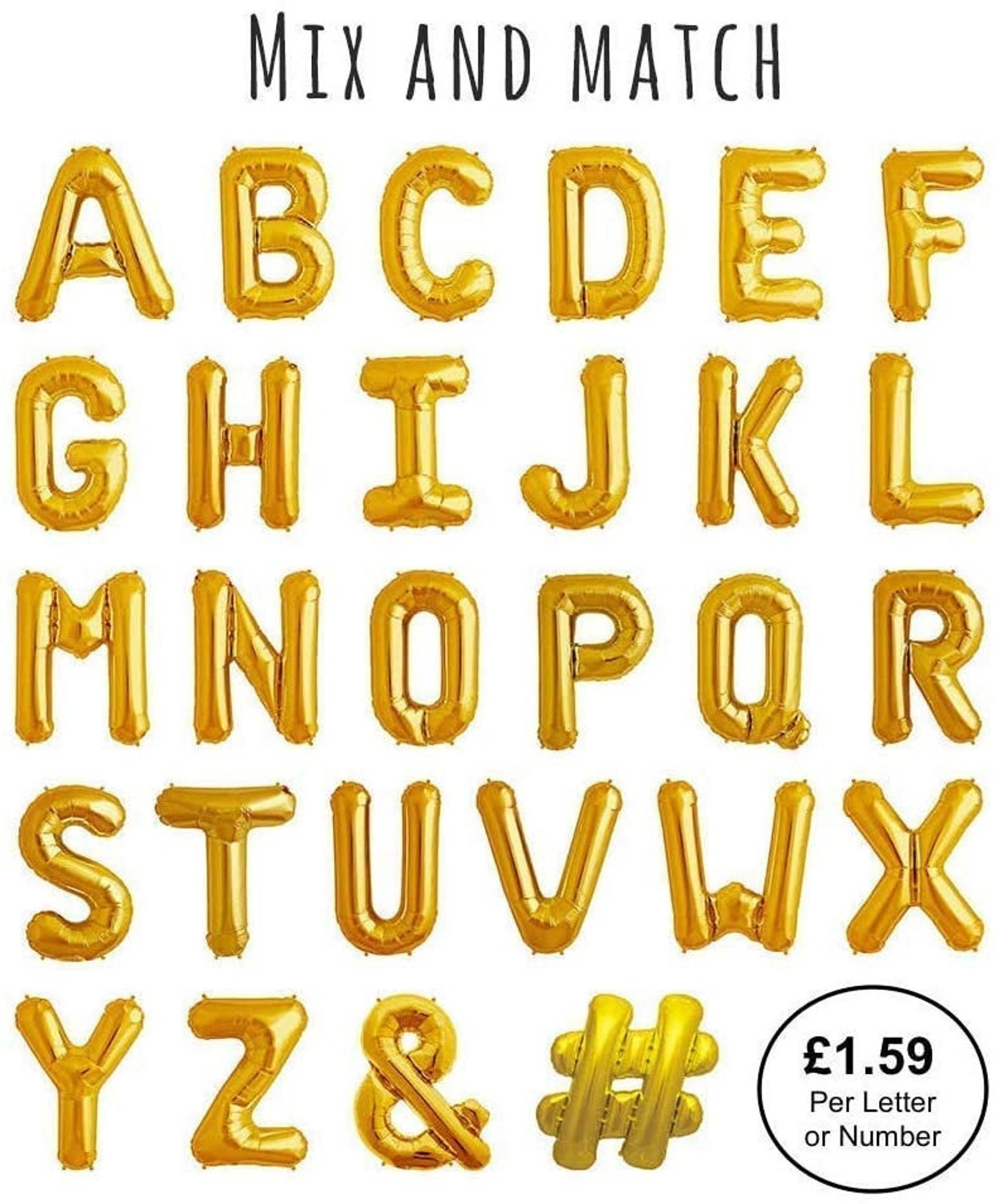 Eighty80 Letter Balloons Any Custom Phrase 16 Inch | Etsy