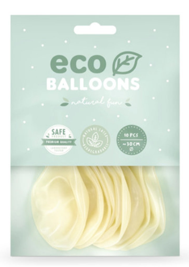 Eco Friendly Balloons / BIODEGRADABLE / 30cm Colour Mix /pack - Etsy UK