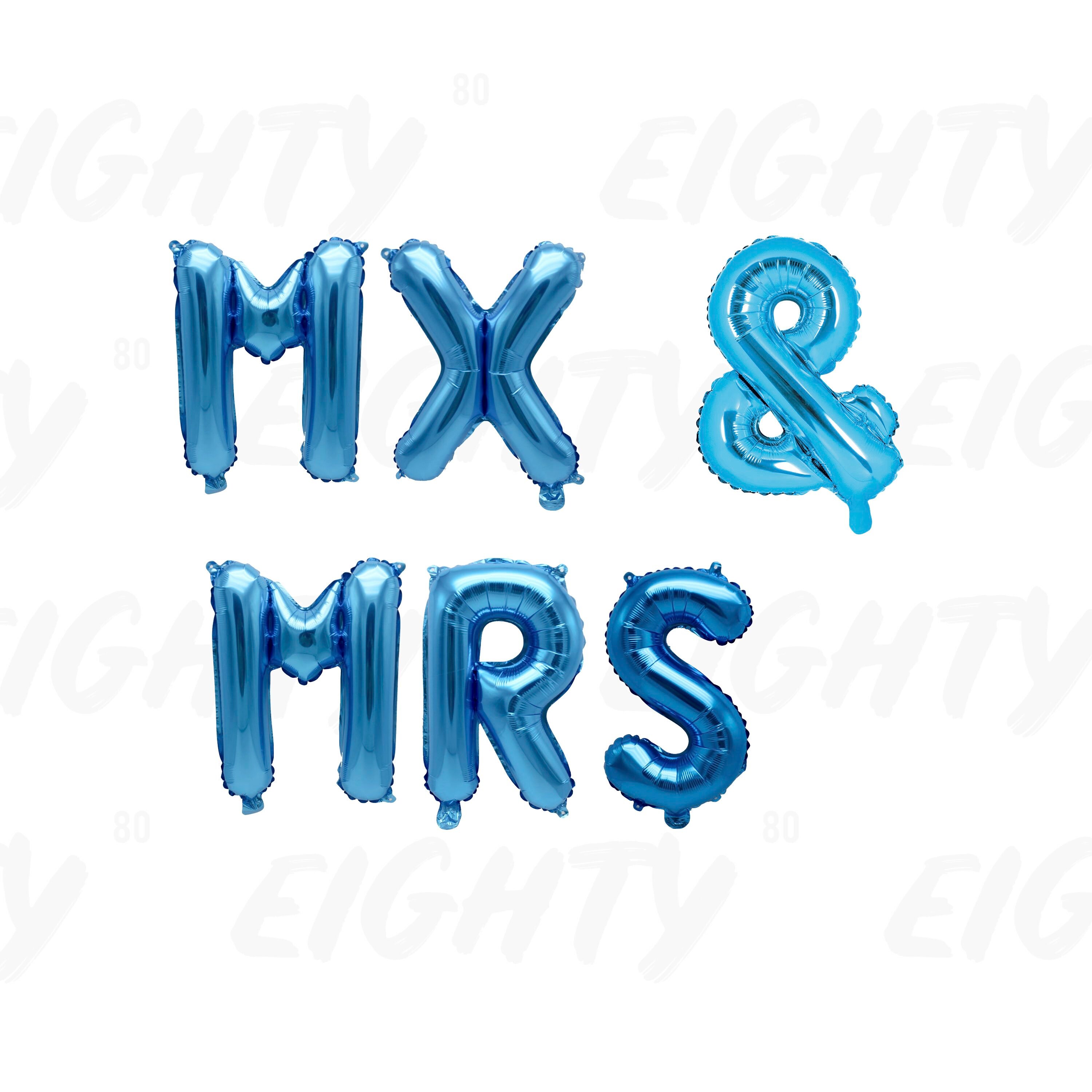 MrMrs MrsMrs MrMr MxMr MxMrs MxMx Non Floating Foil | Etsy