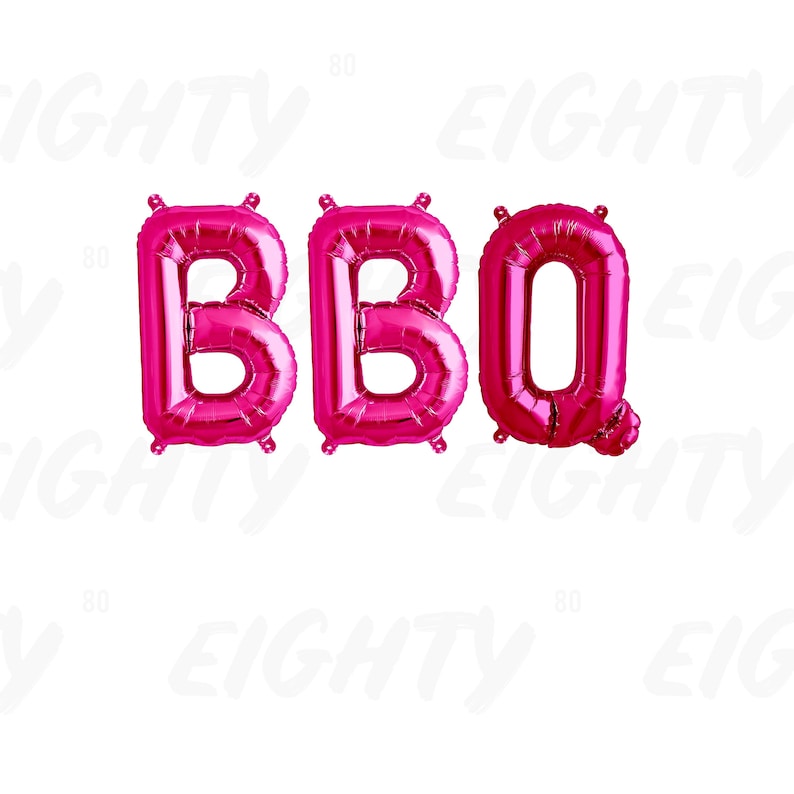 BBQ Barbecue Balloons 16inch Air Fill Only Foil Balloons - Etsy UK