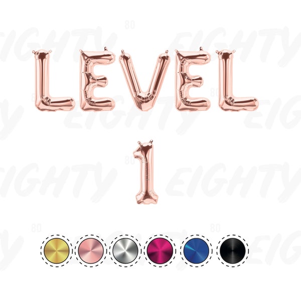 Balloon Filled Numbers - Etsy