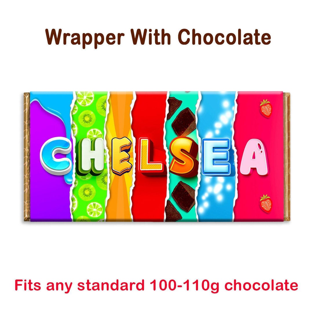 Chelsea Fc Chocolate Bar Wrapper Novelty Gift Present for Fans(smch ...