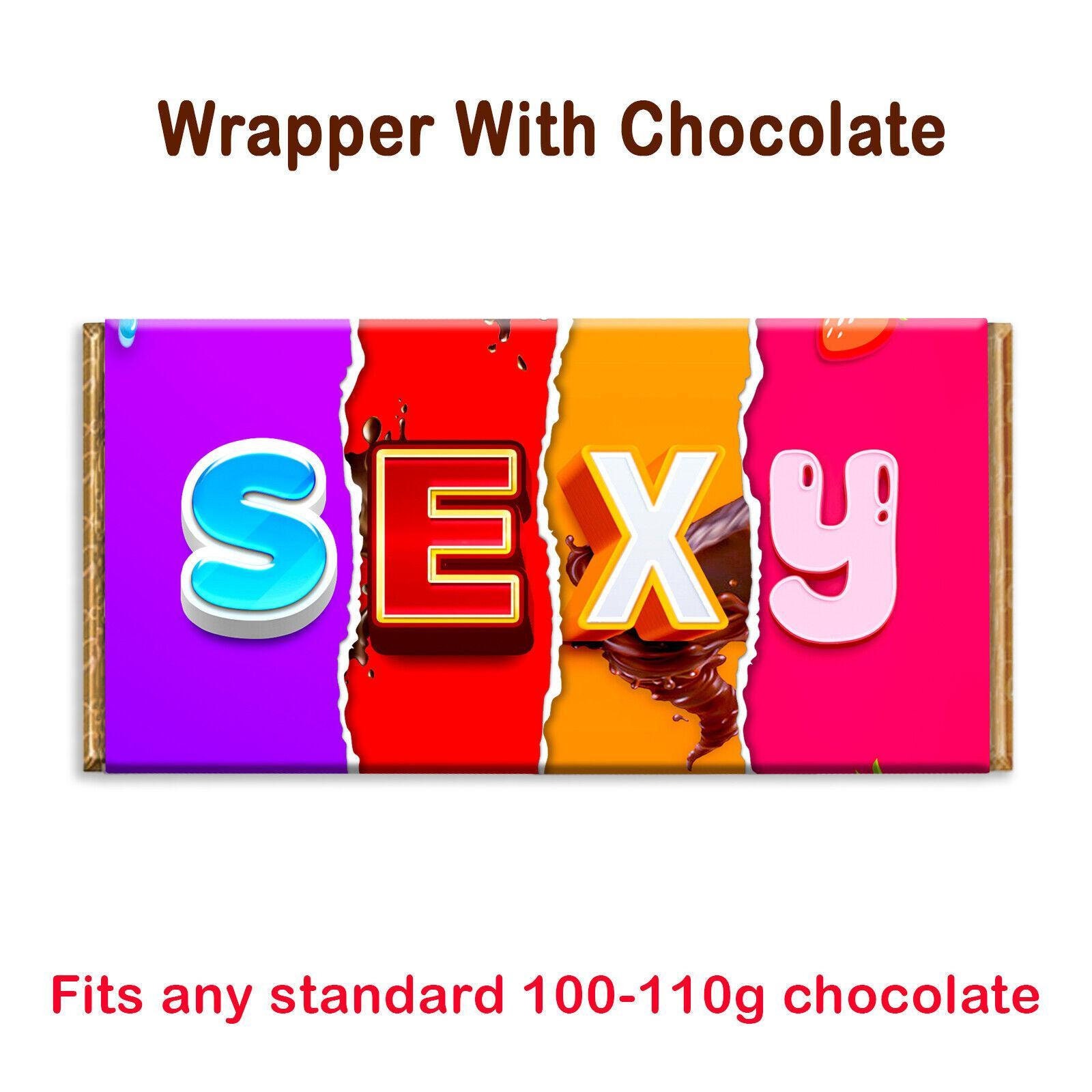 Sexy Chocolate Bar Wrapper Funny Novelty Gift Present for Gf - Etsy