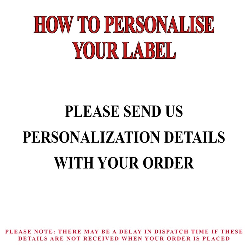 Personalised Sticker Bottle Label Jagermeister for Birthday Thank You ...