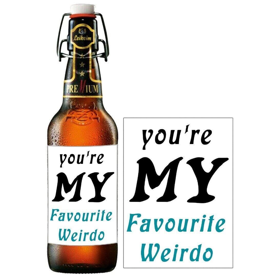 Personalised Beer Bottle Label for Brother Son Dad Husband Favorite ...