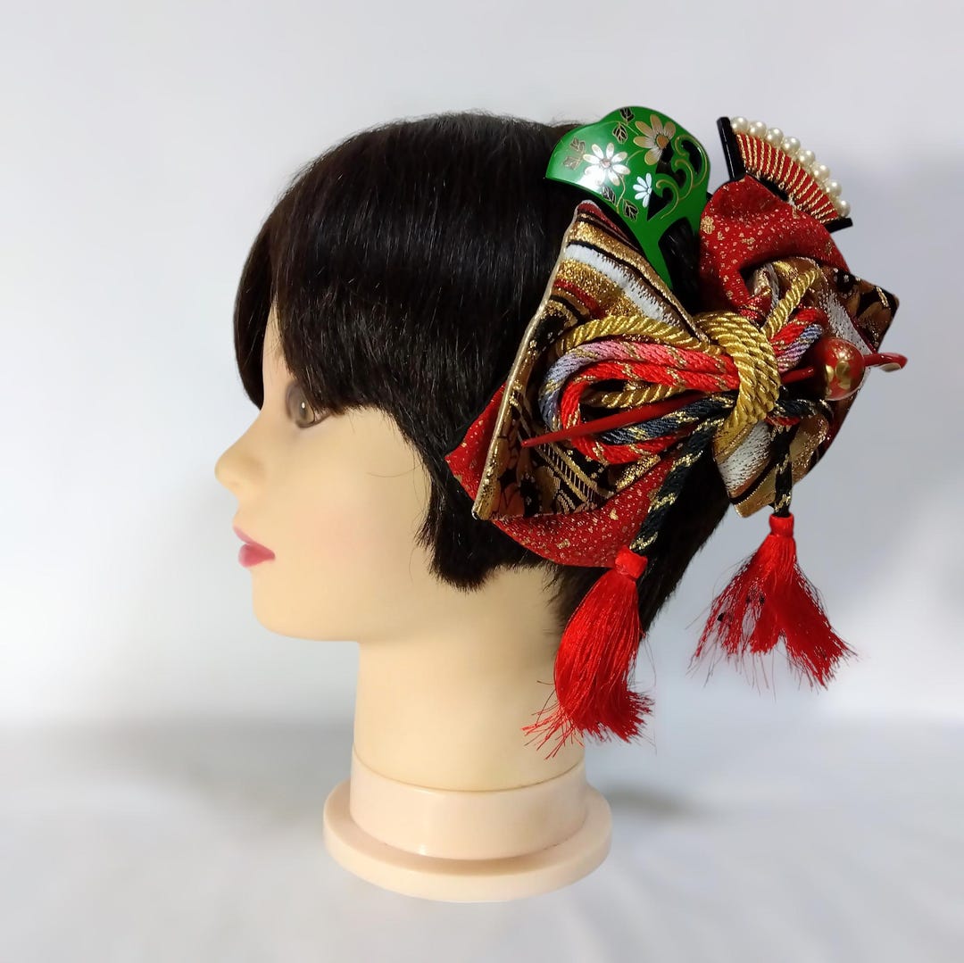 Japanese Traditional Style Hair Accessories / Set of Comb and Two ...