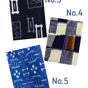 Kasuri Pattern Kimono / Made of Wool - Etsy