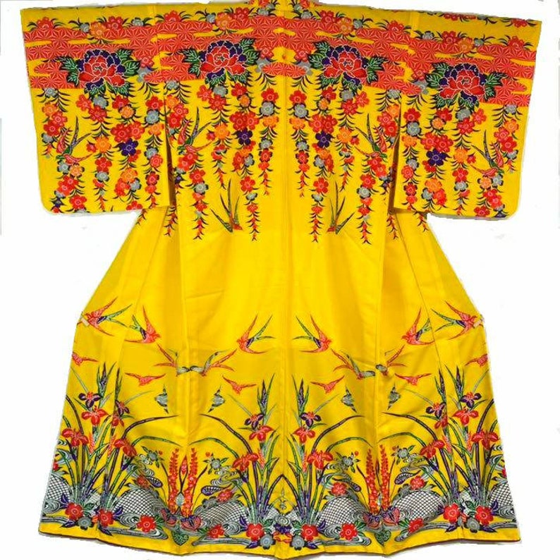 Okinawa Bingata Fabric One Roll / 36cm X 1200cm - Etsy
