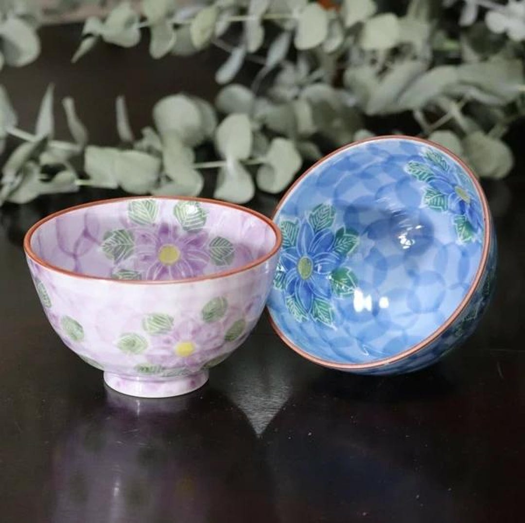 Japanese Bowl, Hasami Yaki / Beautiful Clematis Flower - Etsy
