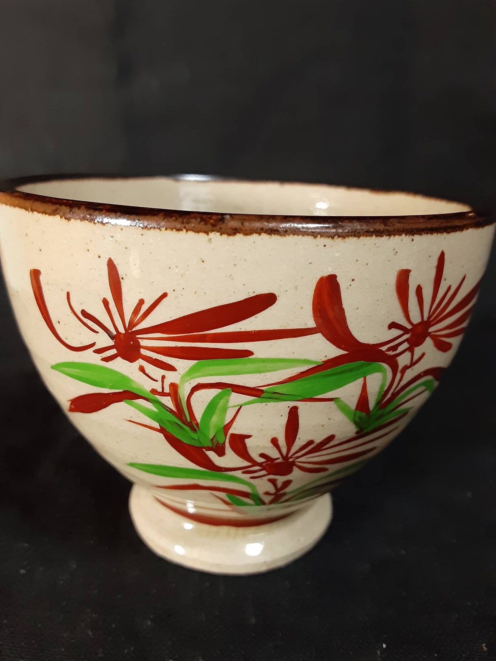 Antique Okinawan tea cup Tsuboya yaki 壺屋焼 | Etsy