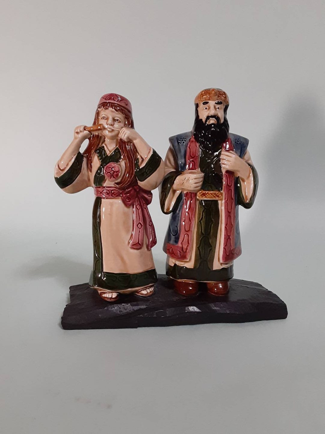 Ceramic Statues of Ainu Couple - Etsy