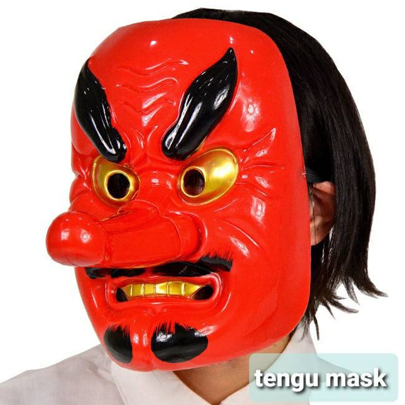 Tengu (天狗) Mask - Etsy