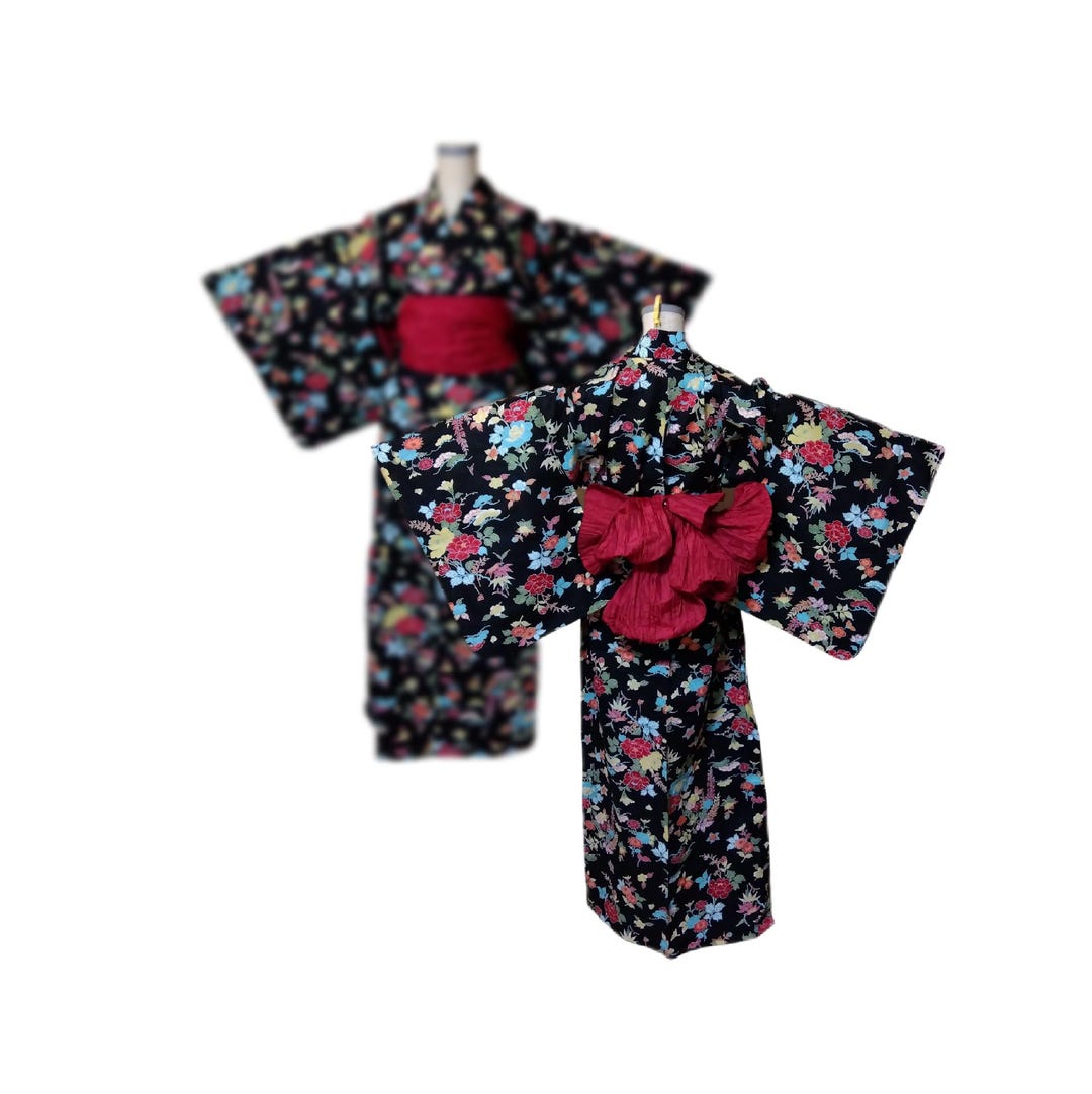 Okinawa Bingata Pattern Yukata / Tall Size - Etsy