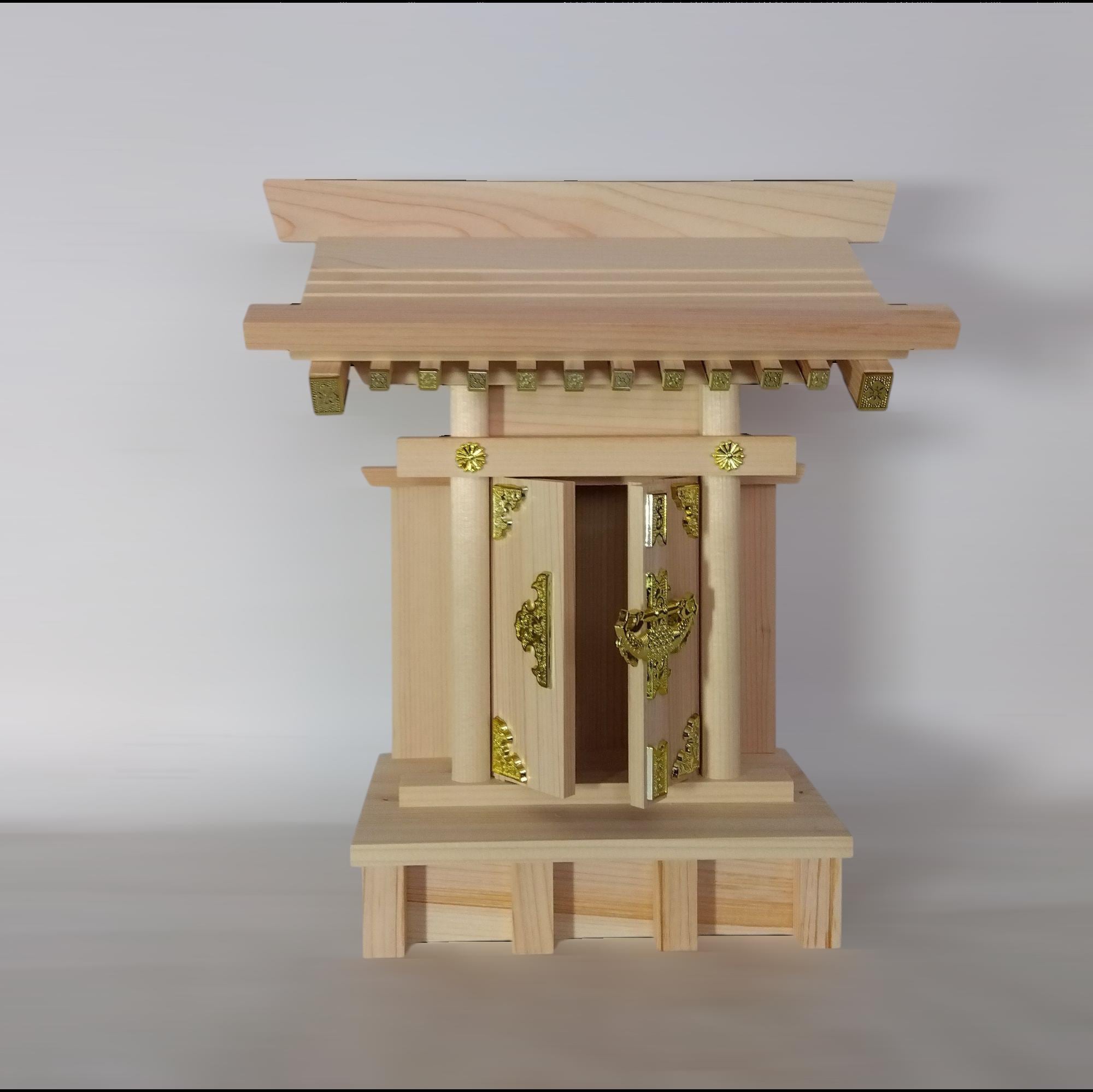 Kamidana Shrine / Miniature Shinto Shrine, Torii Gate, Divine Mirror ...