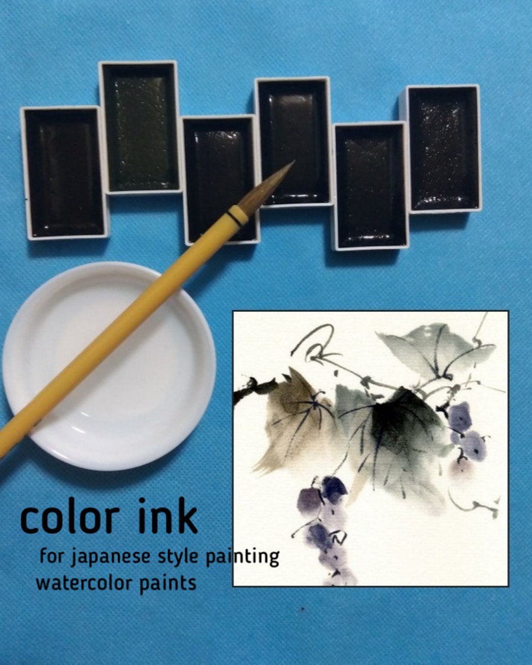 Color Ink for Japanese Style Painting - Etsy
